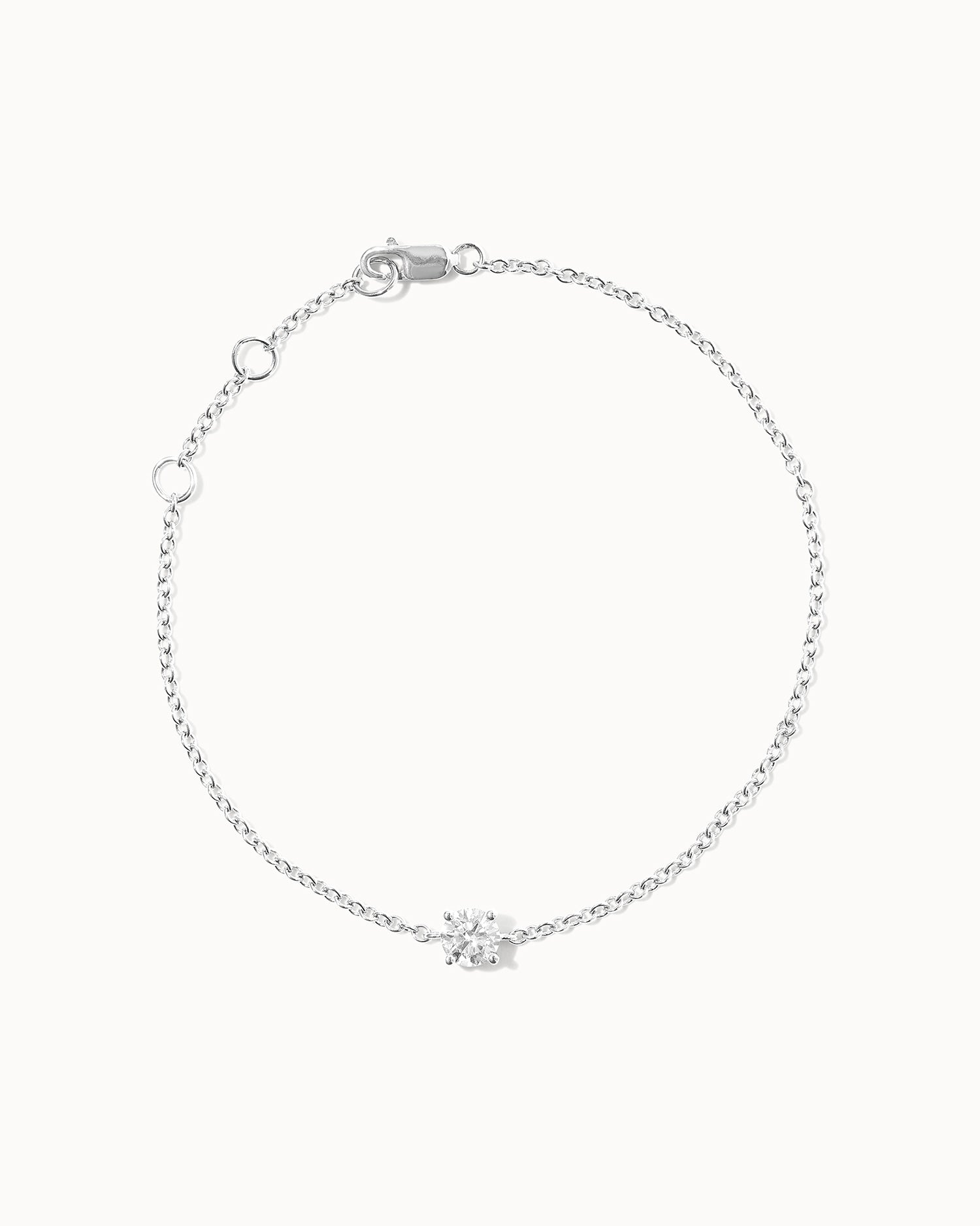 Astar 0.5ct Lab Grown Diamond Bracelet in White Gold | Maya Magal