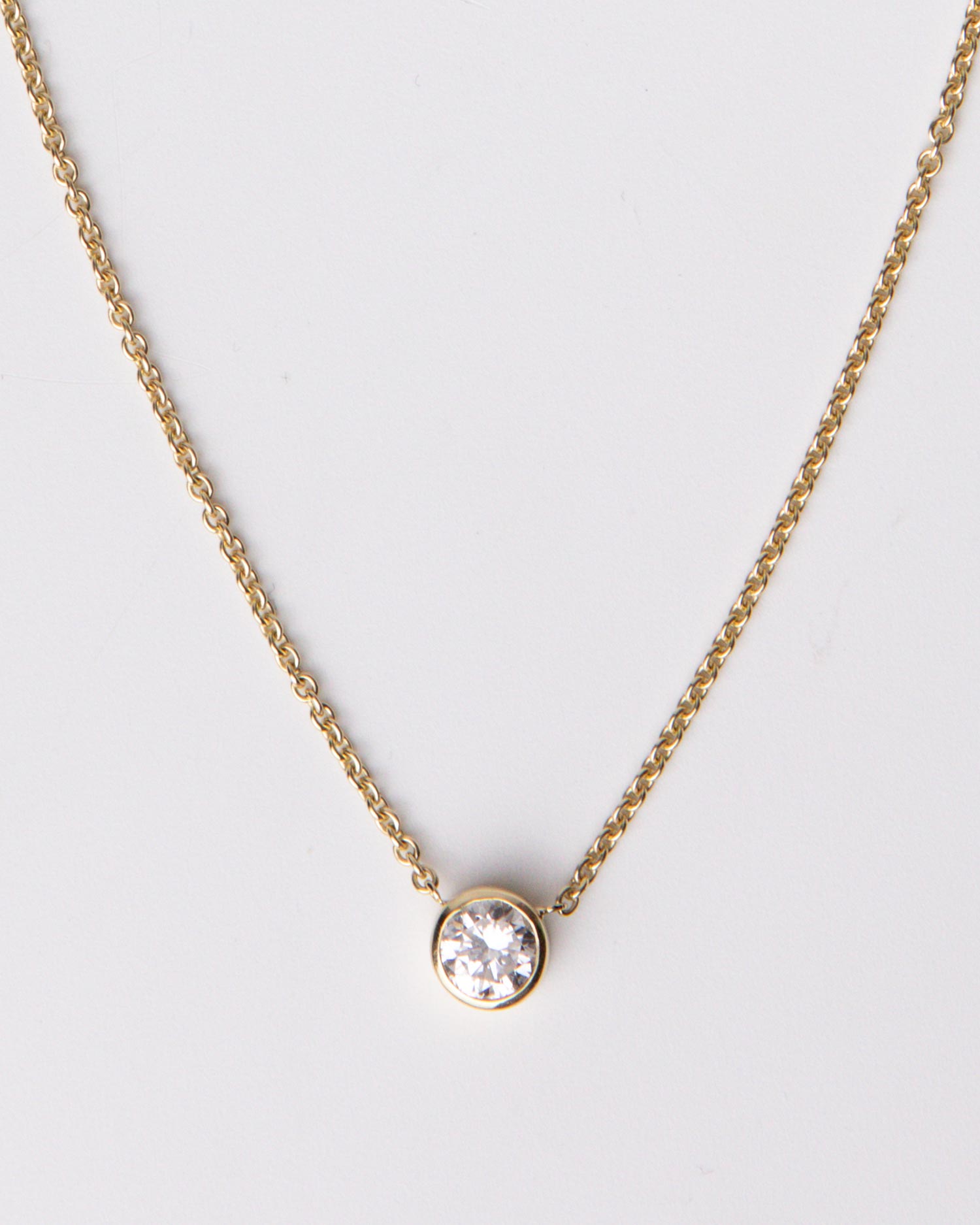 Solid Gold Nova 0.8ct Lab Grown Diamond Necklace | King's Cross
