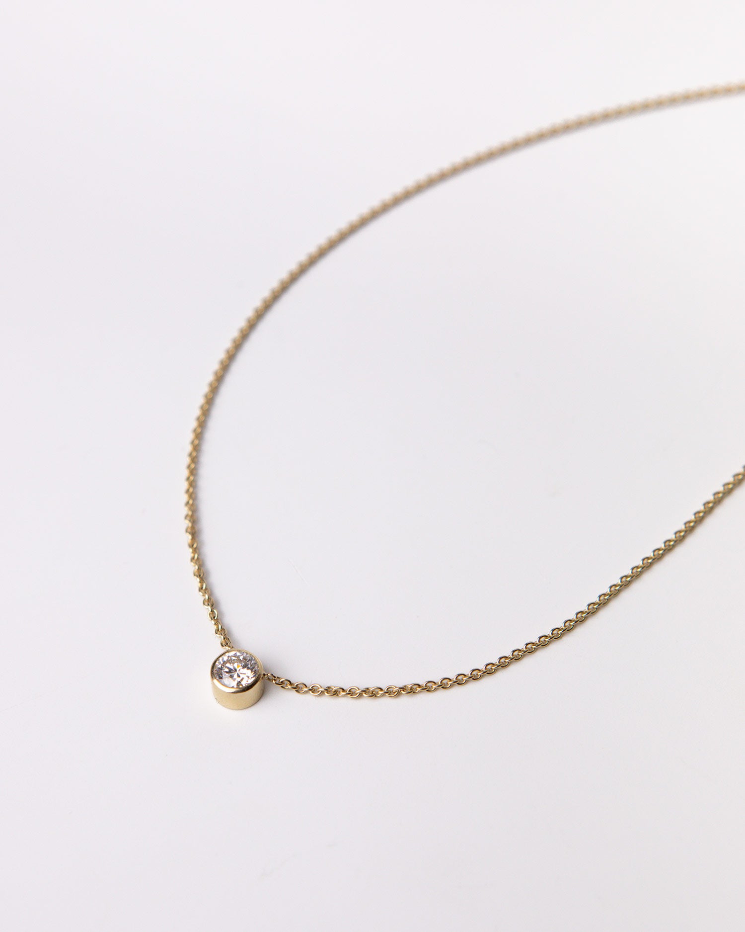 Solid Gold Nova 0.8ct Lab Grown Diamond Necklace | King's Cross