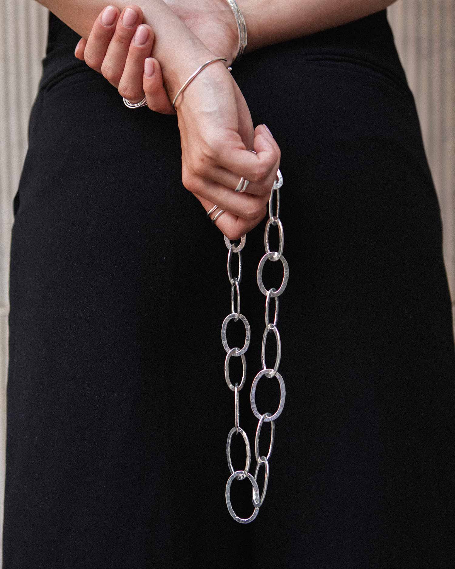 Maya Magal Sculpt Heavy Chain Necklace | King's Cross